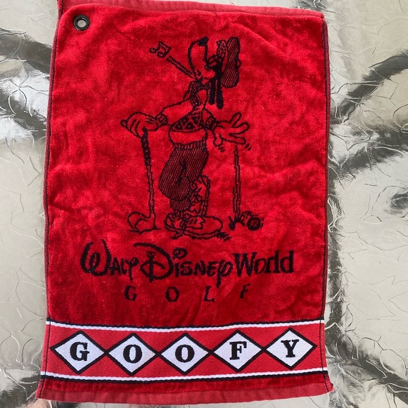 Disney | Other | Rare Disney Goofy Golf Rag | Poshmark